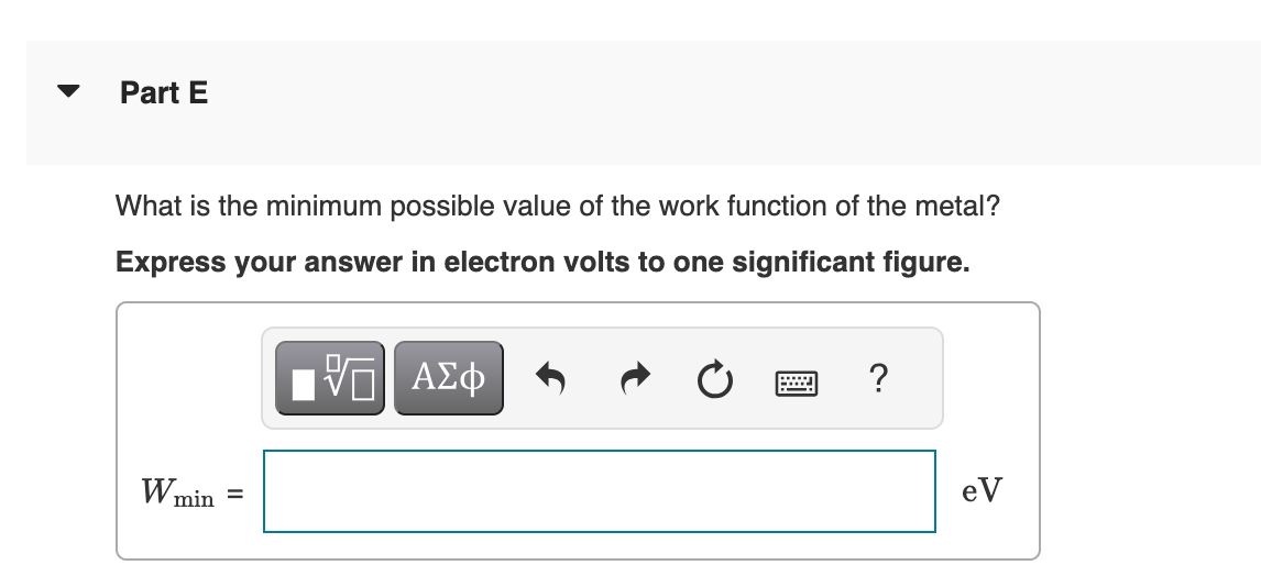 Solved What is the minimum possible value of the work | Chegg.com