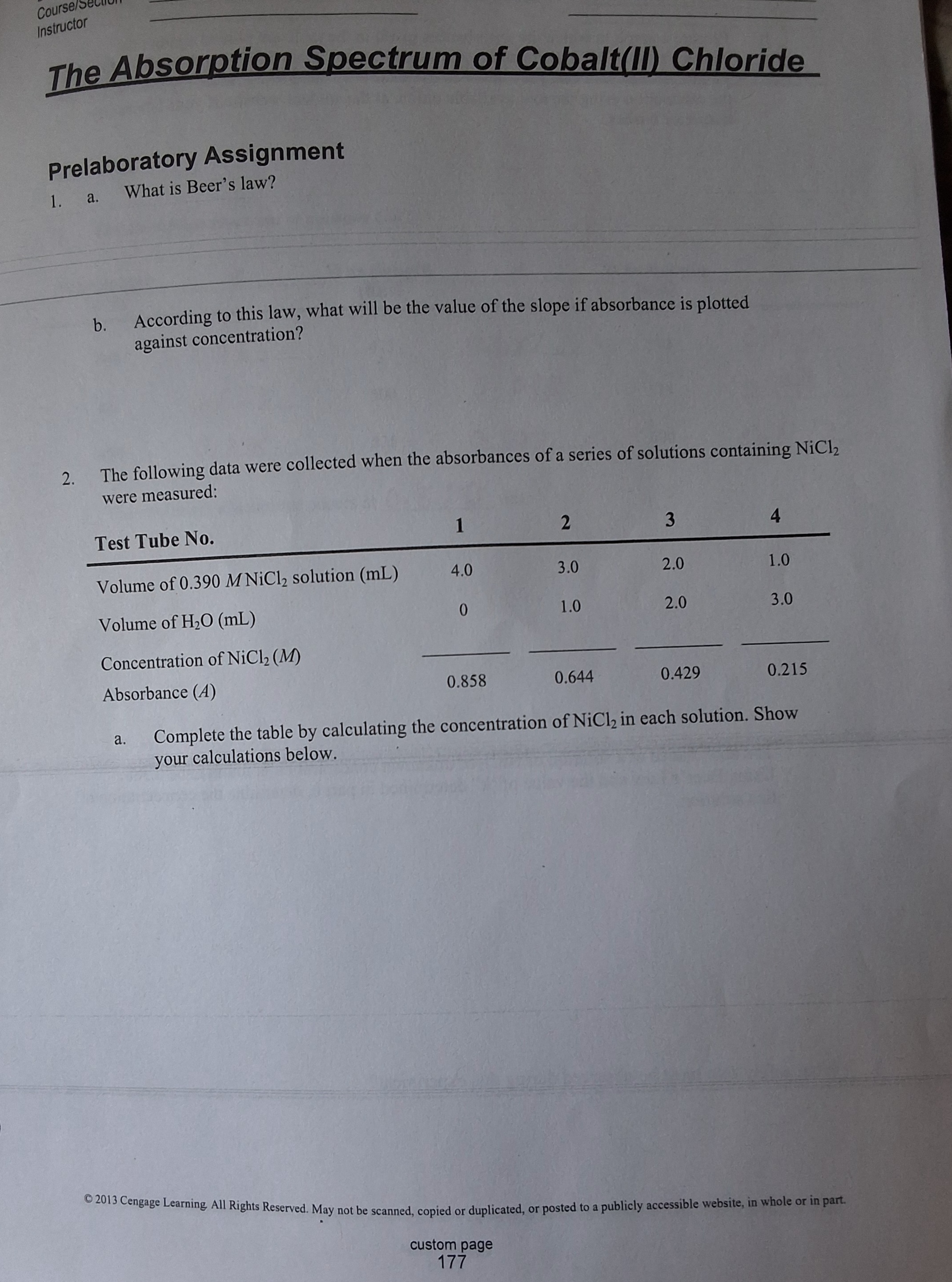 Solved Question 1. a. Write a brief procedure outlining how | Chegg.com