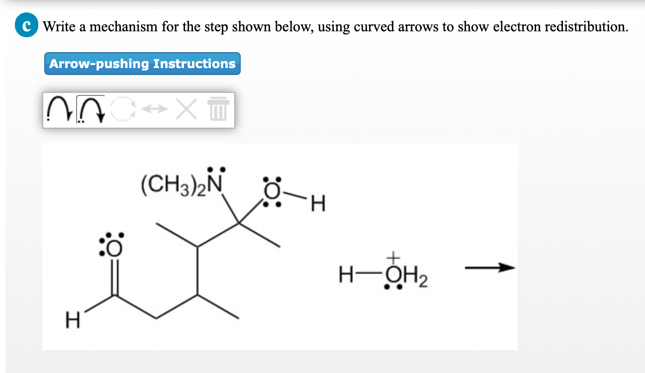 Solved C Write a mechanism for the step shown below, using | Chegg.com