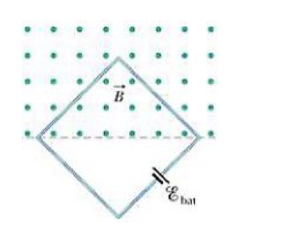 Solved A square wire loop with L = {2.0} m sides is | Chegg.com
