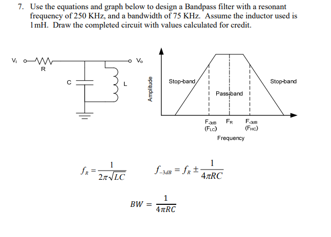 Solved Draw the completed circuit with values calculated. | Chegg.com