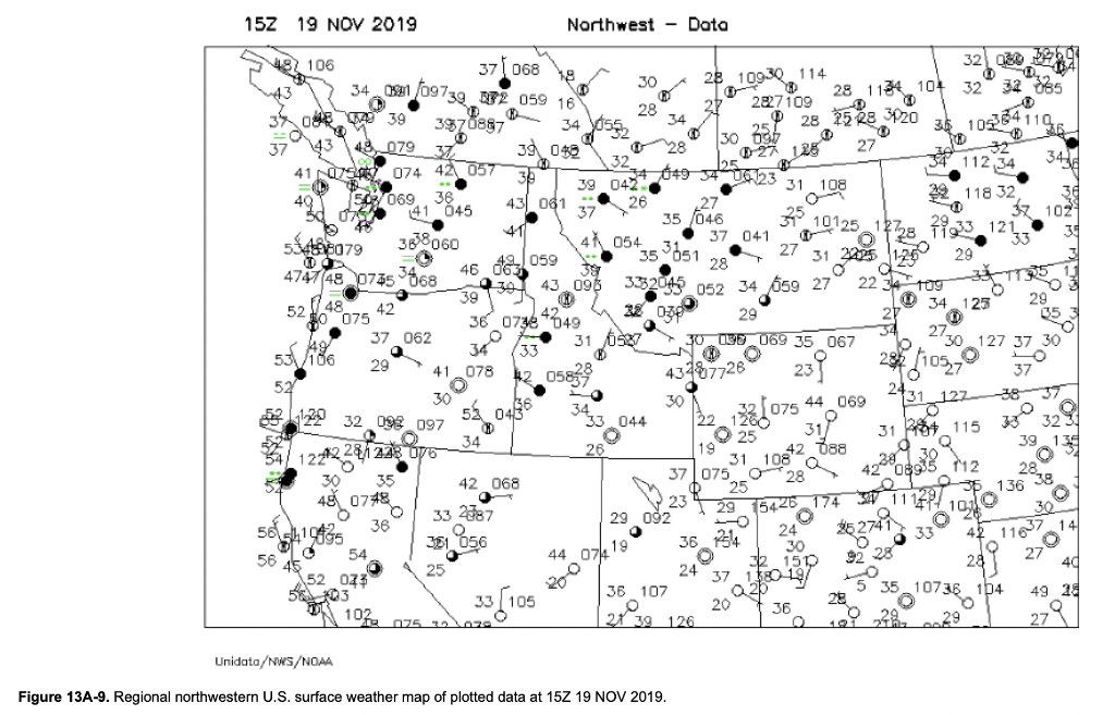 Solved Figure 13A-7 is from Weather Studies Map \& Links, | Chegg.com