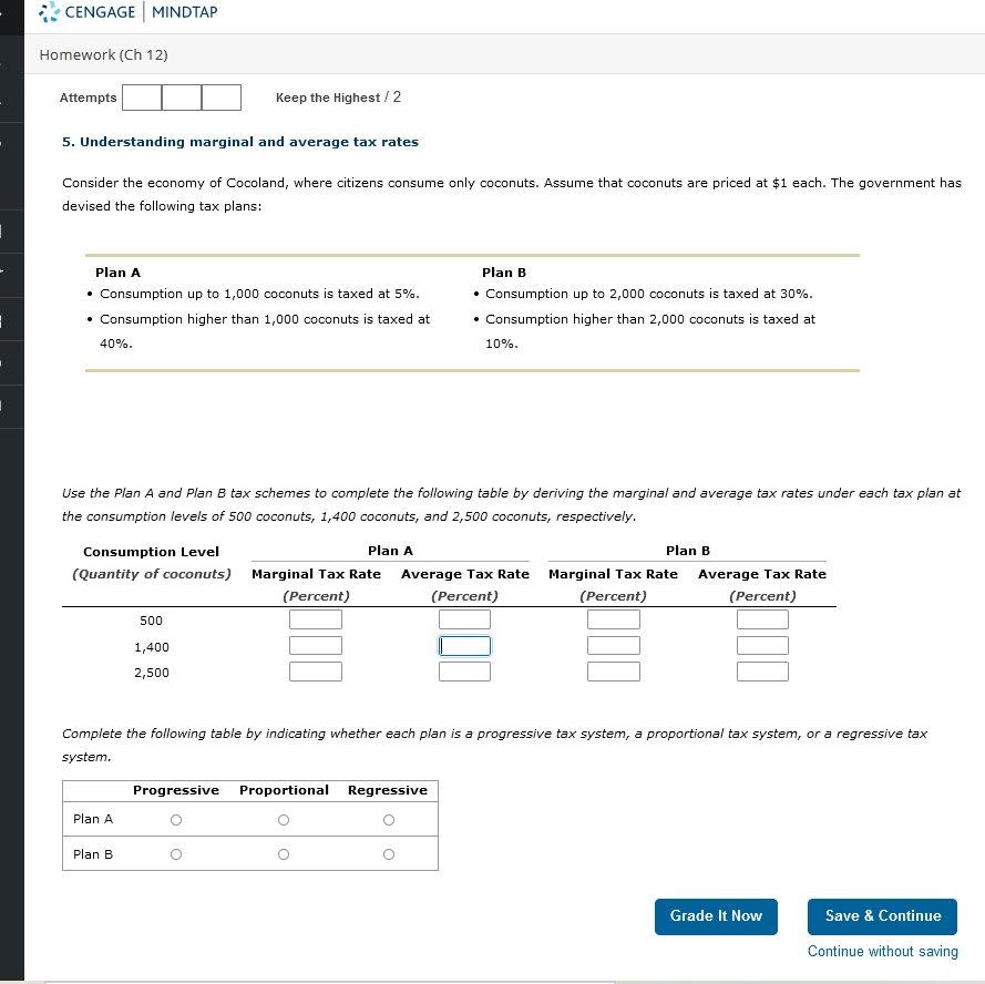 Solved CENGAGE MINDTAP Homework (Ch 12) Attempts Keep the | Chegg.com