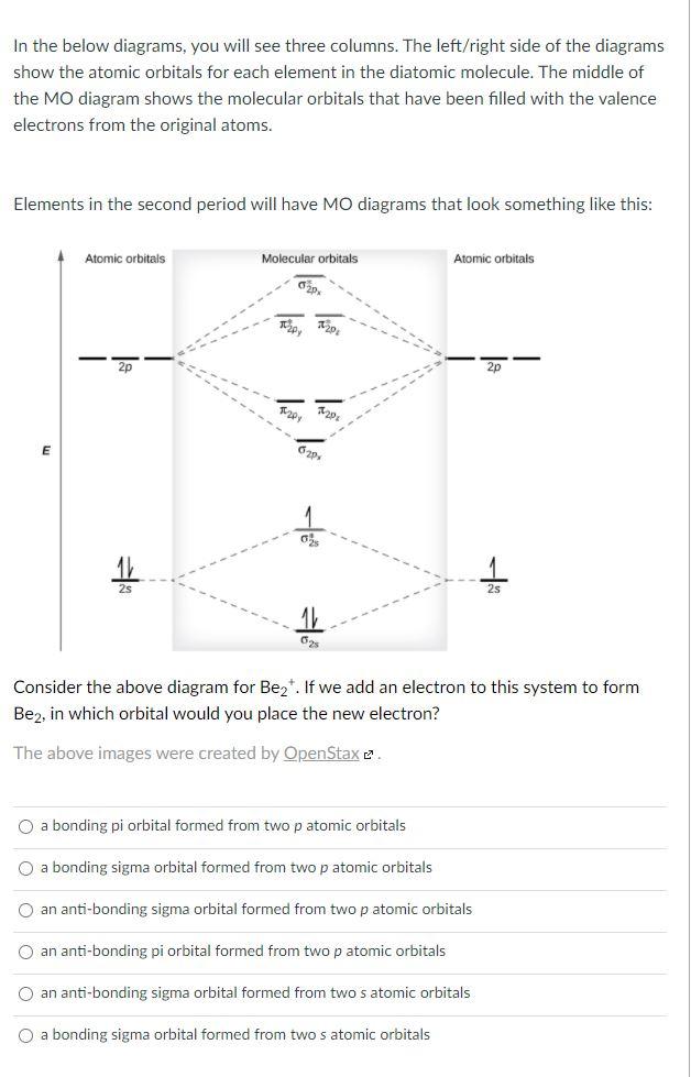 Solved When Two P Atomic Orbitals Combine Two Different