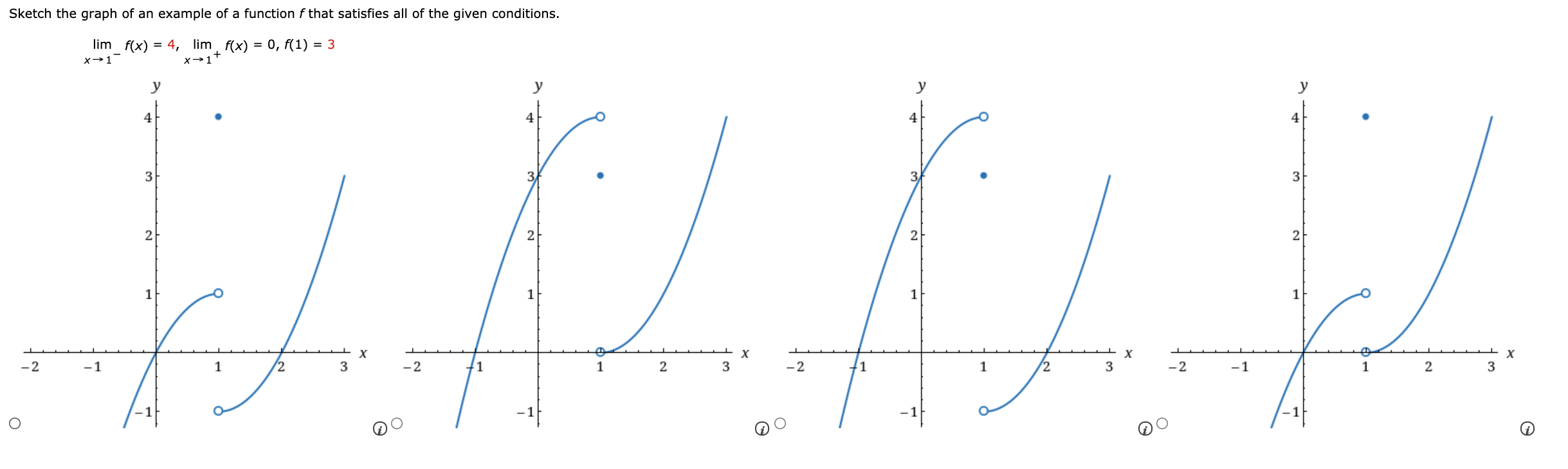 Solved Sketch The Graph Of An Example Of A Function F That