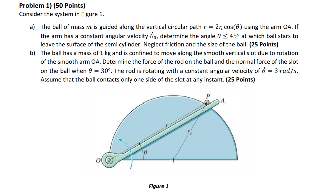 Solved Problem 1) (50 Points) Consider the system in Figure | Chegg.com Solved Problem 1) (50 Points) Consider the system in Figure | Chegg.com