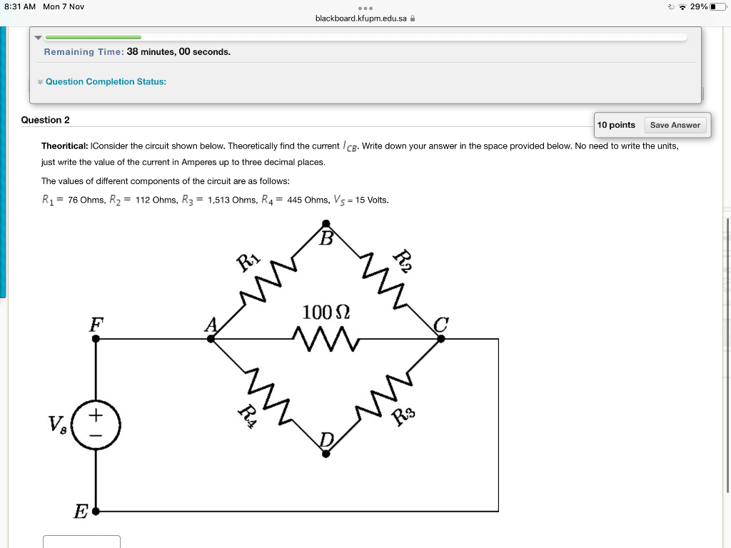 Solved Theoritical: IConsider the circuit shown below. | Chegg.com