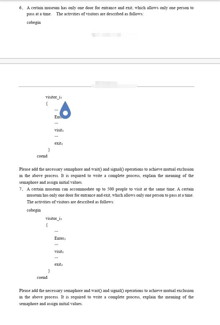 1. Please use semaphores to solve the driver and | Chegg.com