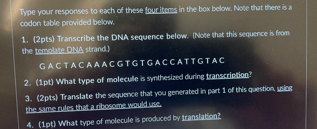 Solved Type your responses to each of these four items in | Chegg.com