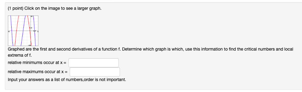 Solved (1 point) Click on the image to see a larger graph. | Chegg.com