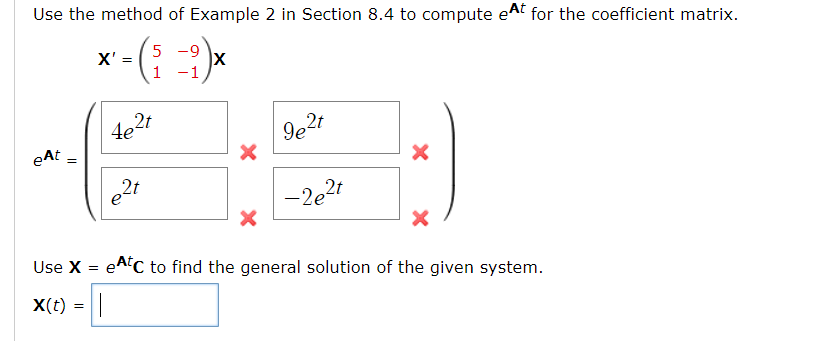 Solved Use the method of Example 2 in Section 8.4 to compute | Chegg.com