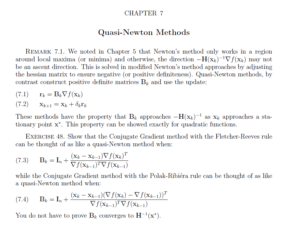 Numerical Optimization: Penn State Math / CHAPTER 7 / | Chegg.com Numerical Optimization: Penn State Math / CHAPTER 7 / | Chegg.com