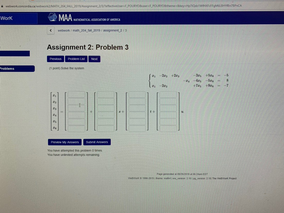 Solved Question | Chegg.com