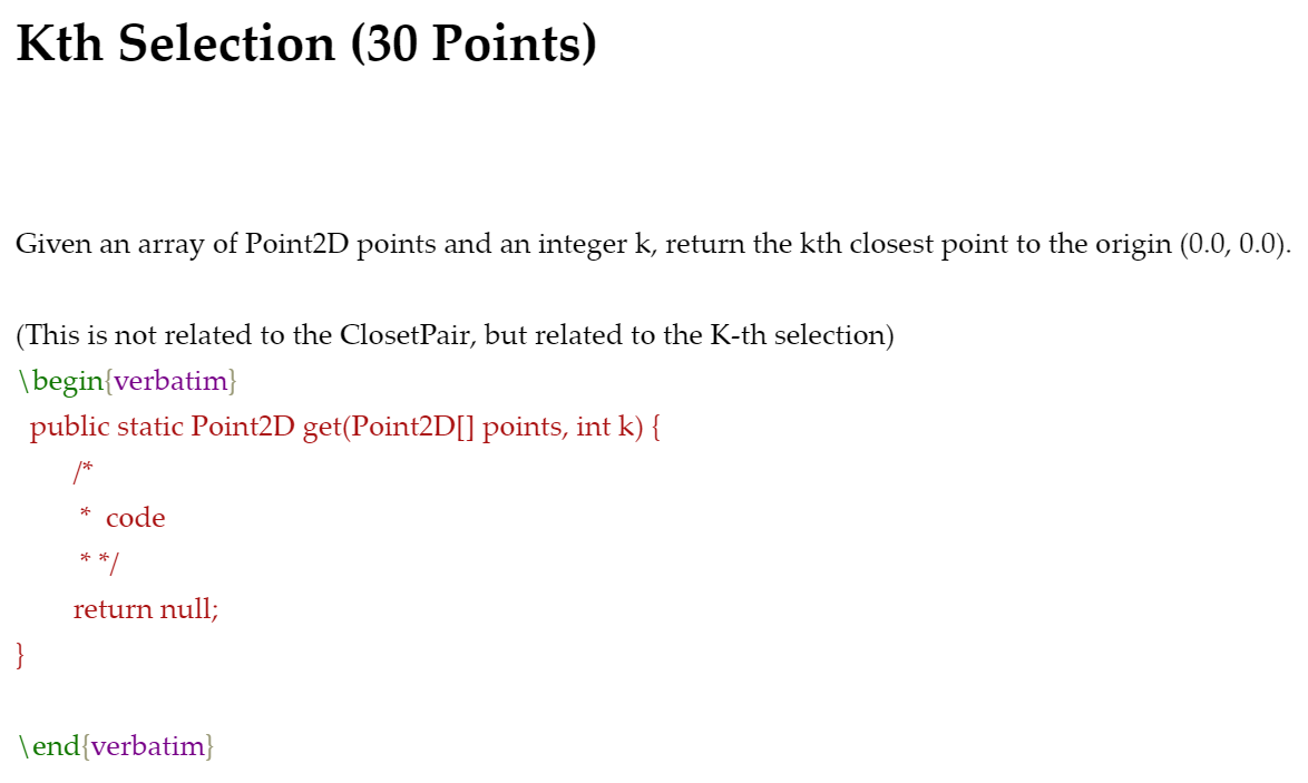 Solved package project3; import | Chegg.com