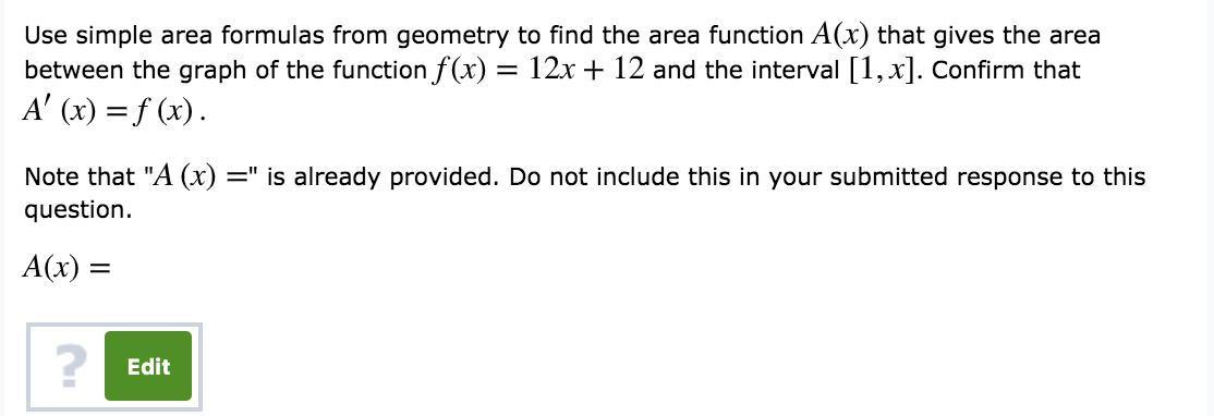 Solved Use simple area formulas from geometry to find the | Chegg.com Solved Use simple area formulas from geometry to find the | Chegg.com