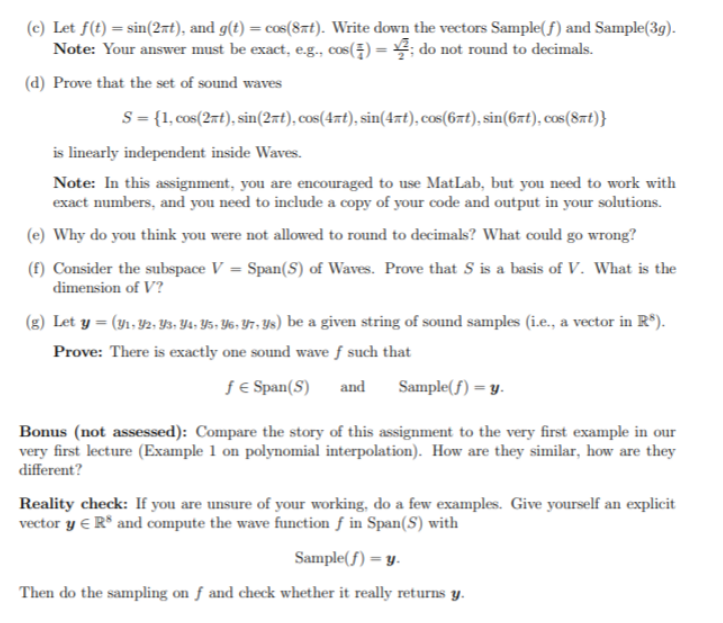 Solved Sound waves: In this assignment you will explore how | Chegg.com