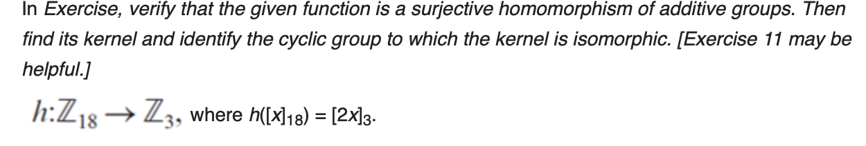 Solved In Exercise, verify that the given function is a | Chegg.com