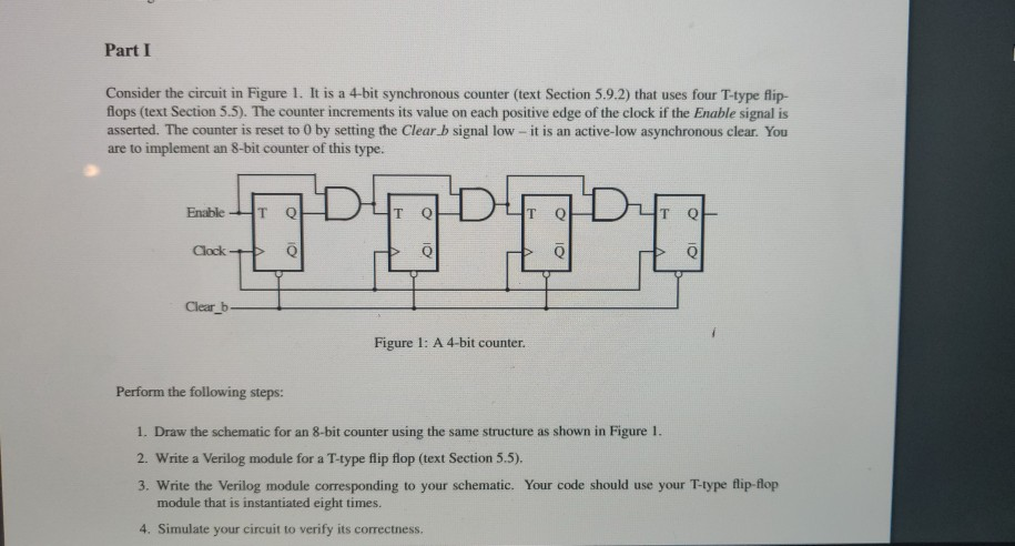Solved Part I Consider the circuit in Figure 1. It is a | Chegg.com