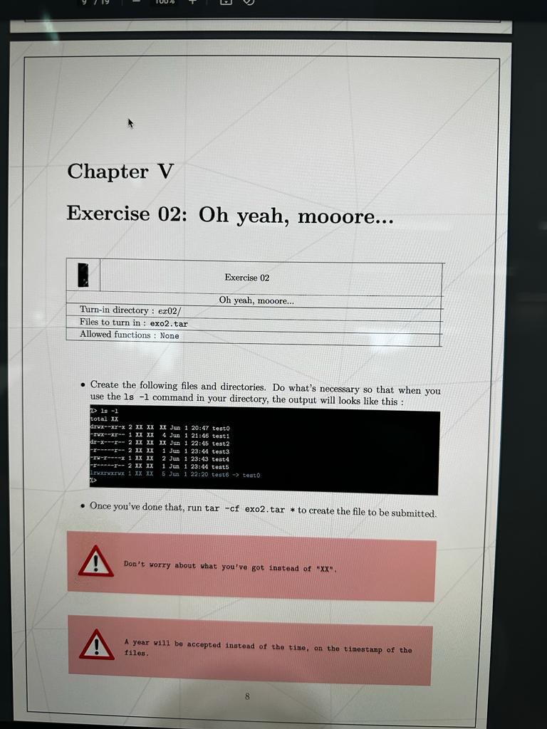 Solved Exercise 02: Oh yeah, mooore... - Create the | Chegg.com