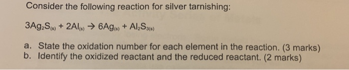 Solved Consider the following reaction for silver | Chegg.com