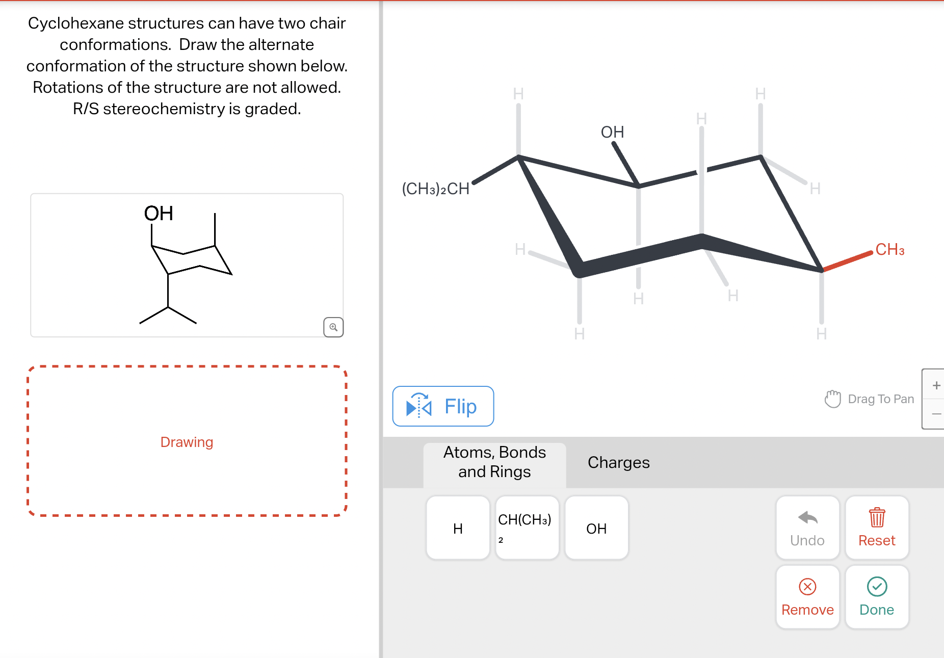 Solved Cyclohexane structures can have two chair | Chegg.com