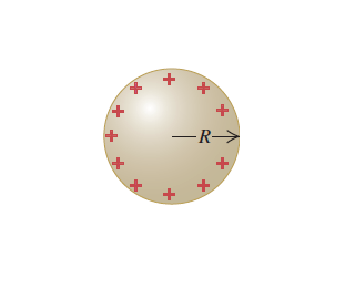 Solved A solid conducting sphere of radius R carries a | Chegg.com