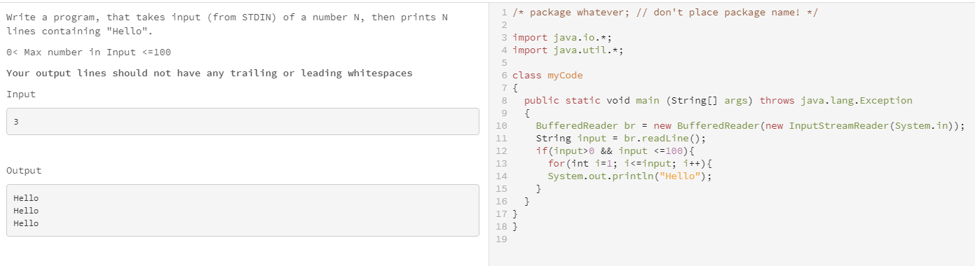 Solved Write A Program That Takes Input From Stdin Of A