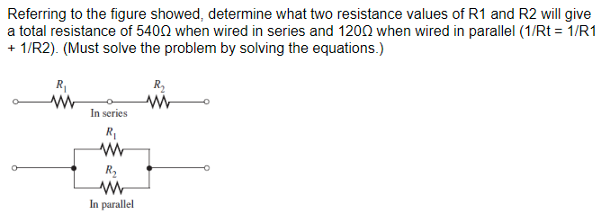 Solved Referring to the figure showed, determine what two | Chegg.com
