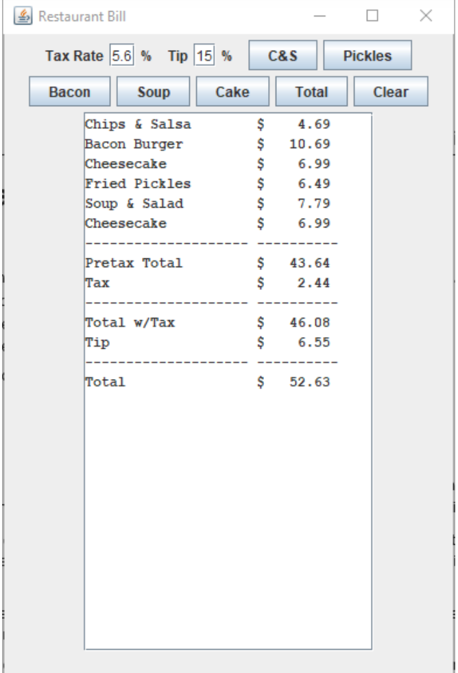 Solved I need help creating a graphical application in Java | Chegg.com
