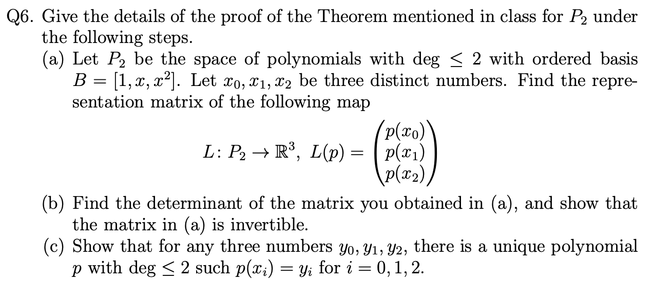 Solved 26. Give the details of the proof of the Theorem | Chegg.com