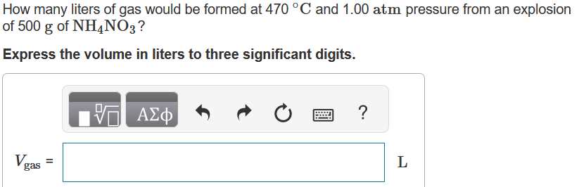 Solved Ammonium nitrate can decompose explosively when | Chegg.com