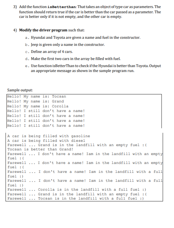 Solved O Implement a driver program as follows: a Define | Chegg.com