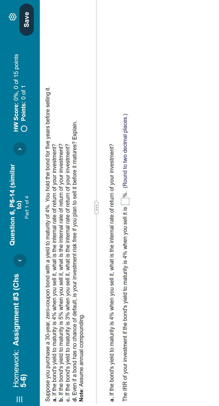 Solved Homework Assignment 3 Chs 5 6