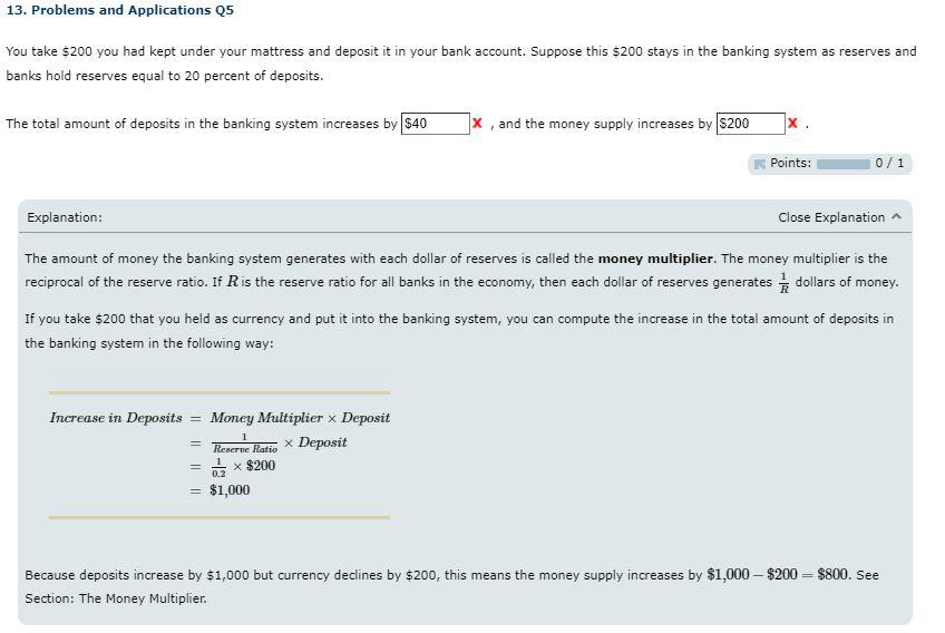 Solved 13. Problems and Applications Q5 You take $200 you | Chegg.com Solved 13. Problems and Applications Q5 You take $200 you | Chegg.com