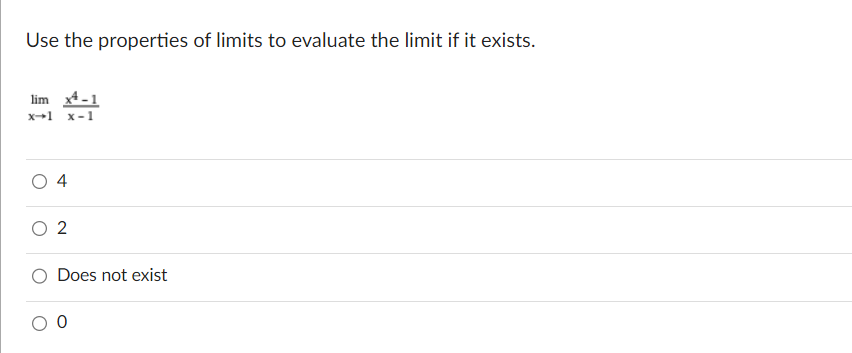Solved Use the properties of limits to evaluate the limit if | Chegg.com