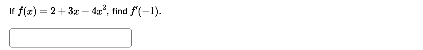 Solved If f(x)=x23, find f′(4)f(x)=2+3x−4x2If f(x)=3x2−5x+3, | Chegg.com