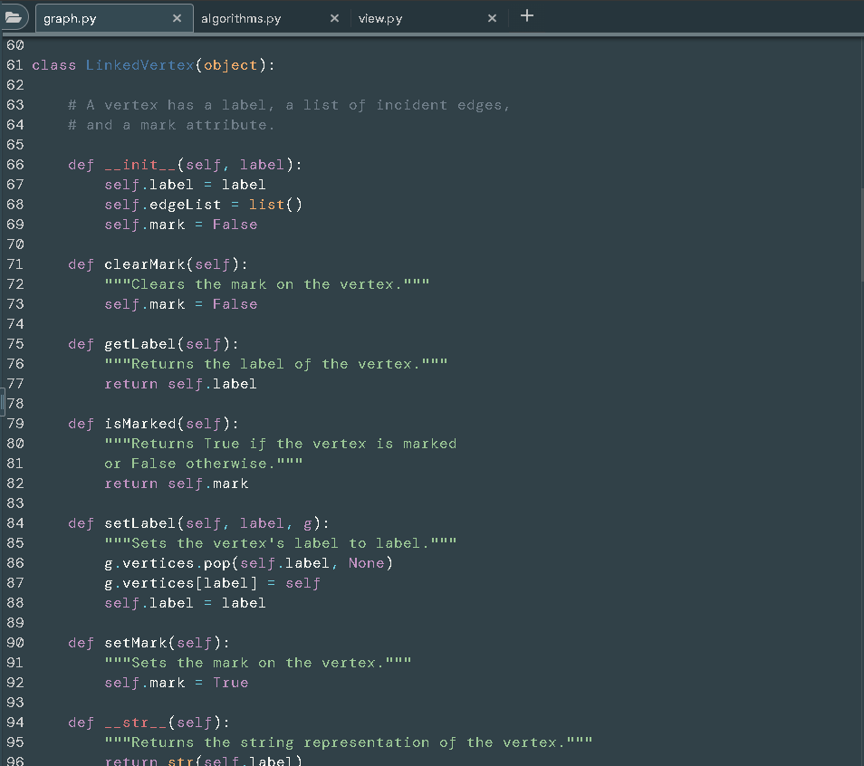 Solved In the algorithms.py file, complete the following:Be | Chegg.com