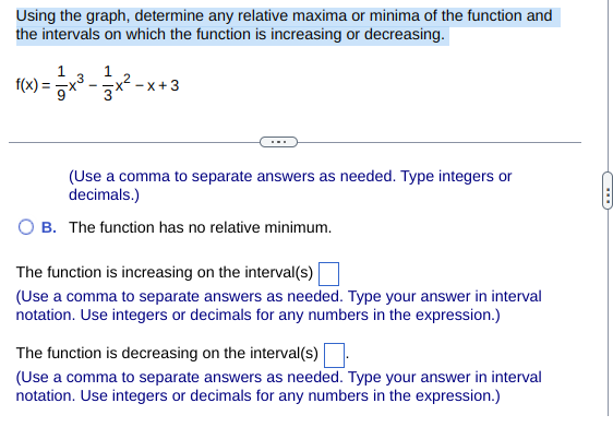 Solved 3 part questionUsing the graph, determine any | Chegg.com