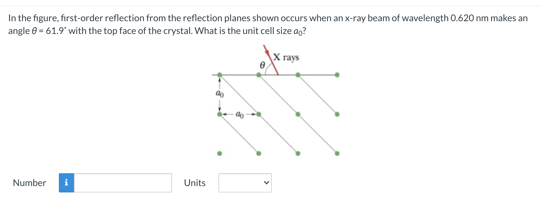 Solved In the figure, first-order reflection from the | Chegg.com