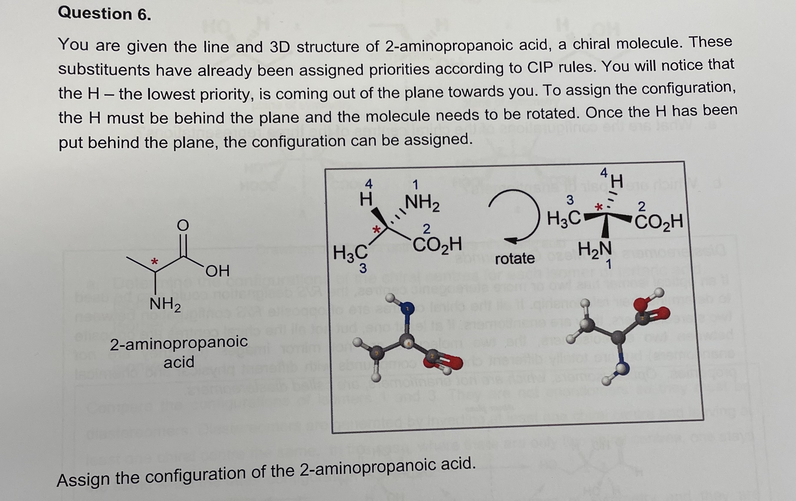 Solved You are given the line and 3D structure of | Chegg.com