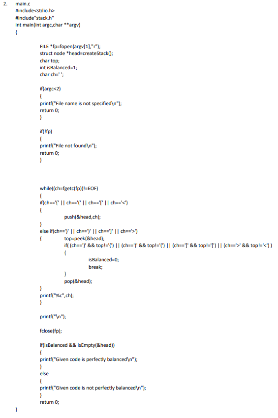 Language C How to modify the codes below for the | Chegg.com