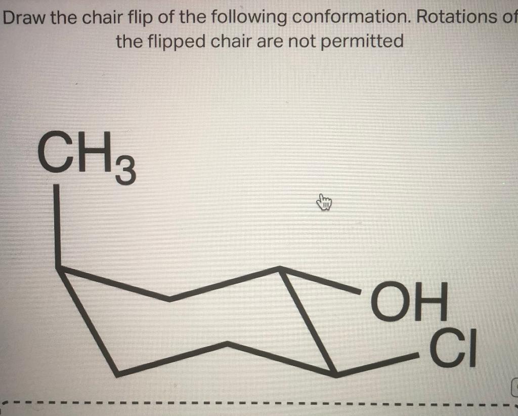 Solved Provide the most stable (lowest energy) chair | Chegg.com