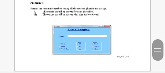 Solved it must be done in visual studio and i need the | Chegg.com
