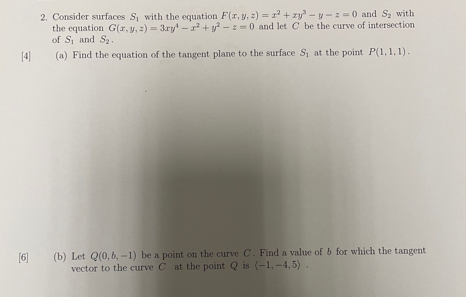 Solved 2. Consider surfaces S1 with the equation | Chegg.com