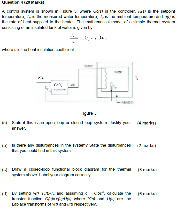 Solved Subject : Control System Please give 100% accurate | Chegg.com