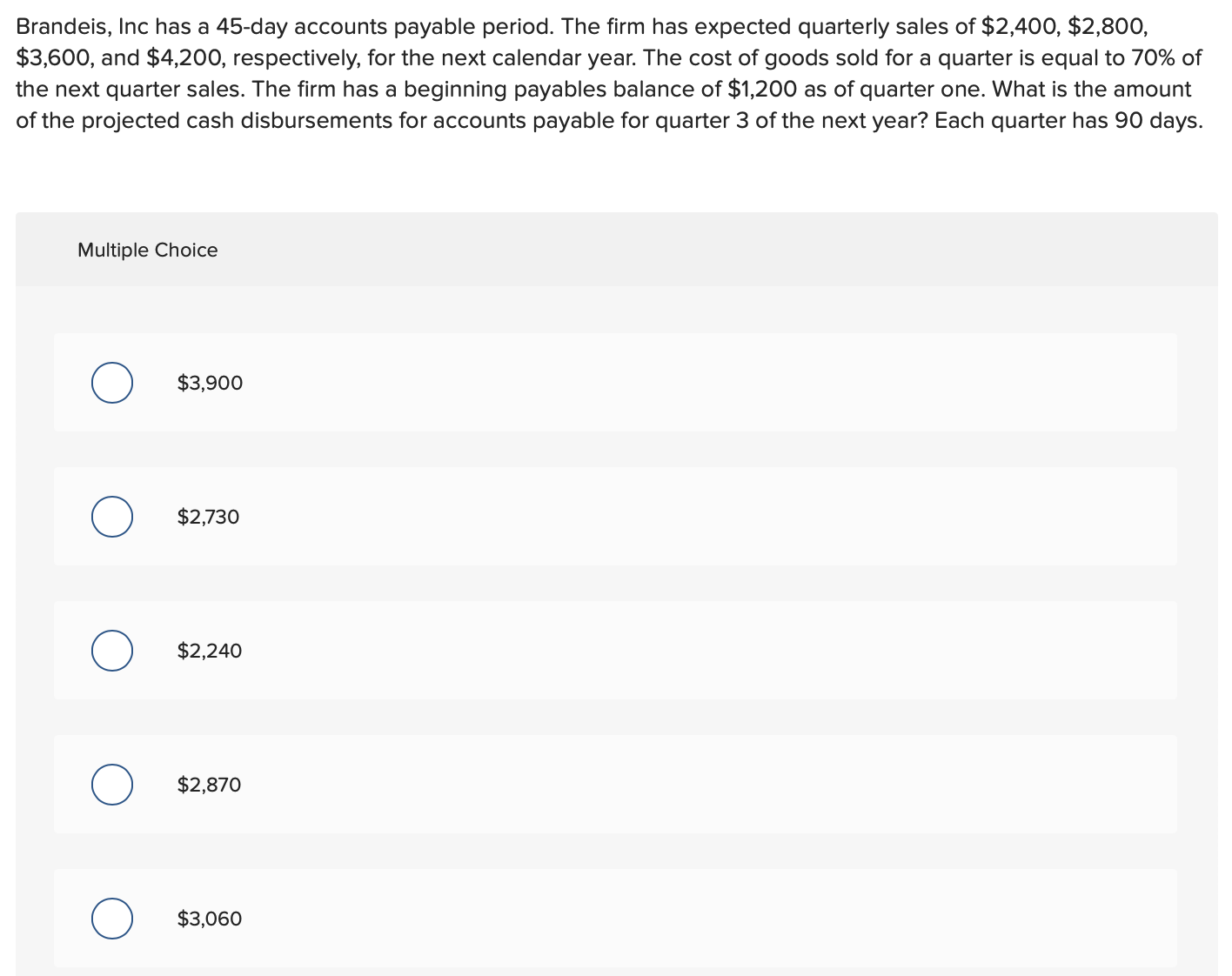 Solved hello can someone please help me with this managerial | Chegg.com