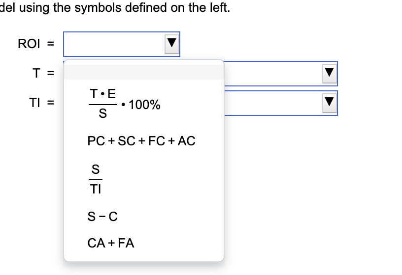 Solved Return on investment (ROI) is computed in the | Chegg.com