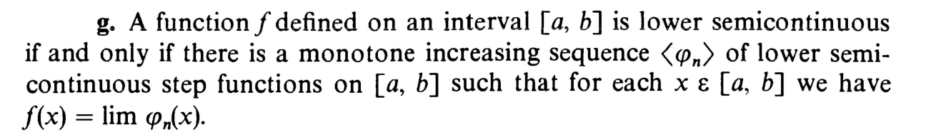 Solved g. A function f defined on an interval [a,b] is lower | Chegg.com