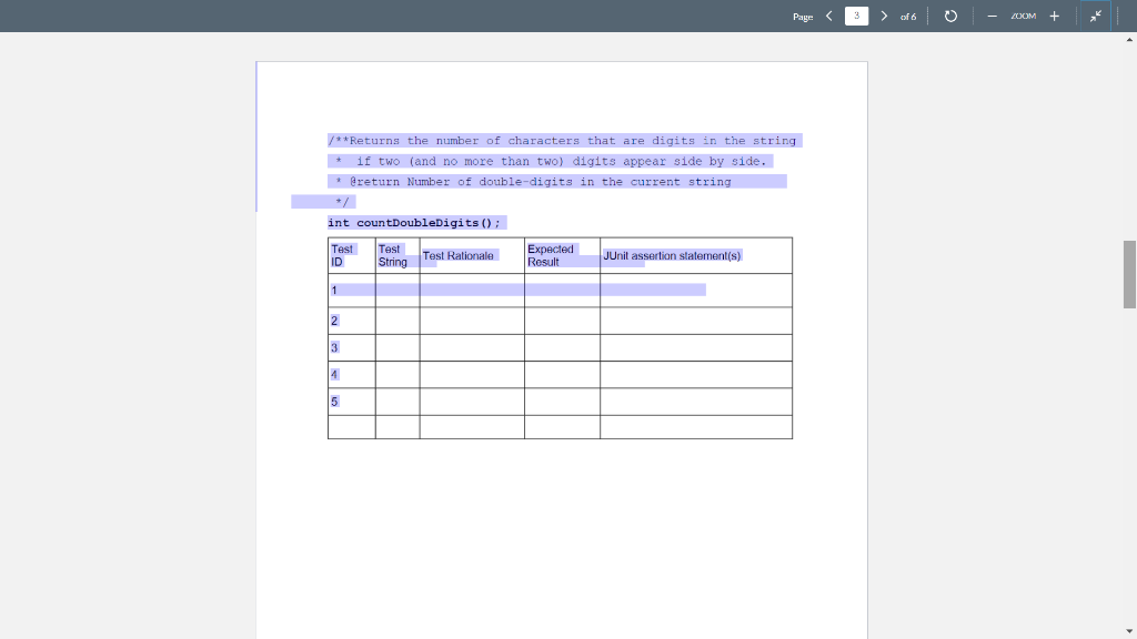 Solved For each method, read the method header comments and | Chegg.com