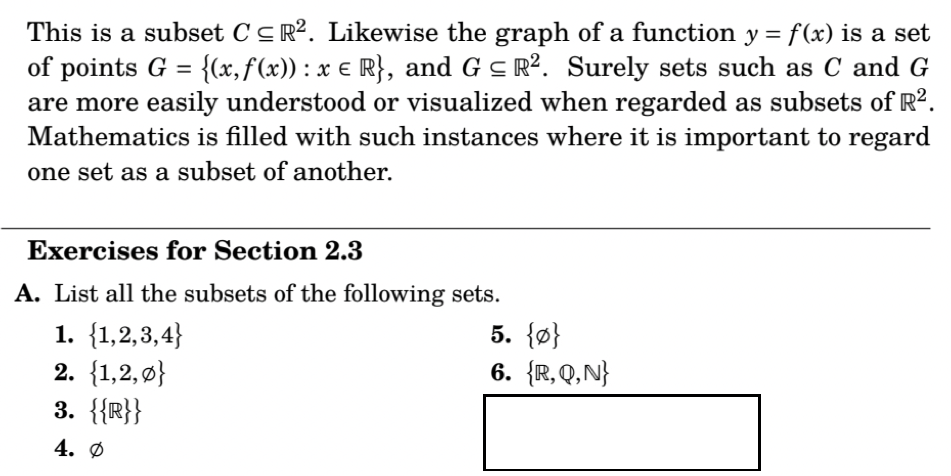 Solved This is a subset C⊆R2. Likewise the graph of a | Chegg.com